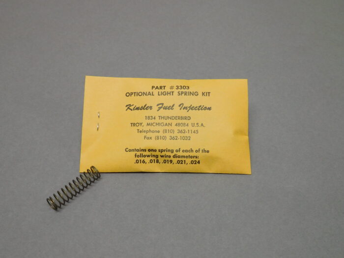 Spring Kit - Kinsler Fuel Injection