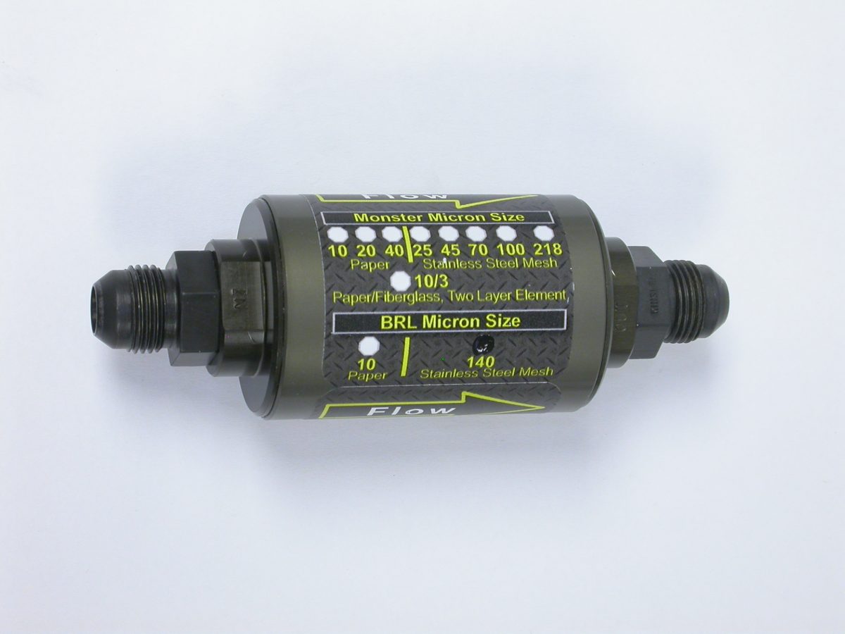 Kinsler Hard Anodized BLR Racing Fuel Filter