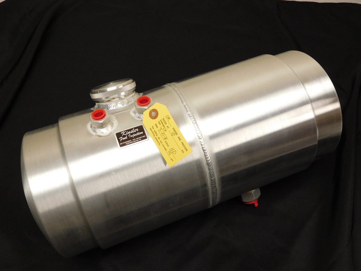 5.0 Gallon Brushed Aluminum Tank For Sale From Kinsler Fuel Injection